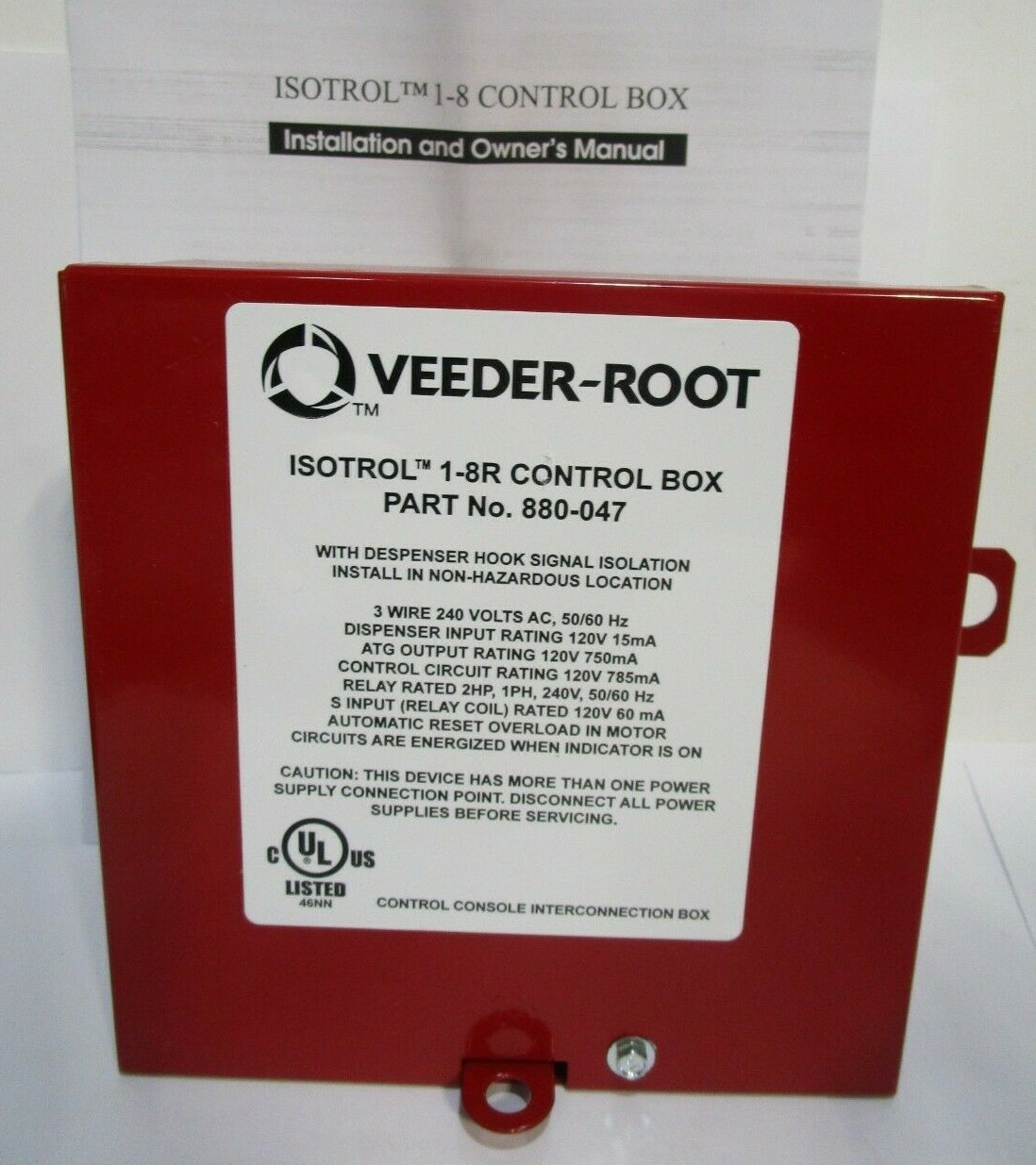 Red Jacket 880-047-01 Veeder-Root 1-8R Isotrol Control Box; 120 Volts ...