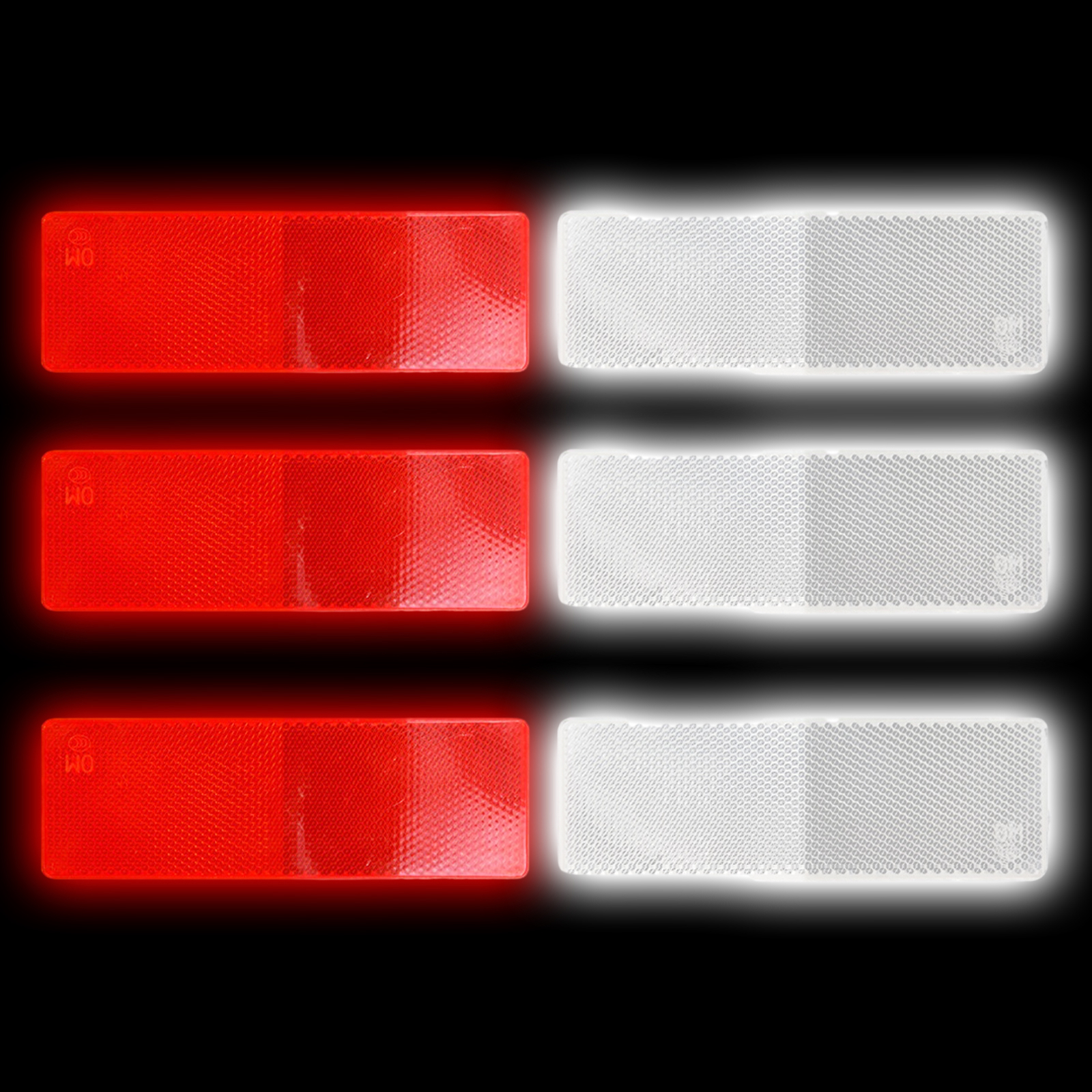 Safety Warning Rectangular SelfGuide Sign Car Reflective Sticker | eBay