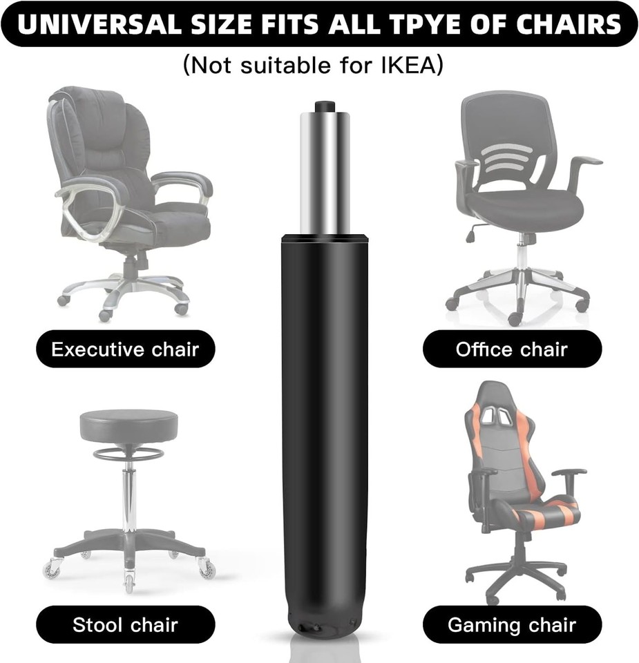 Universal Heavy Duty Office Chair Cylinder Replacement Gas Lift ...