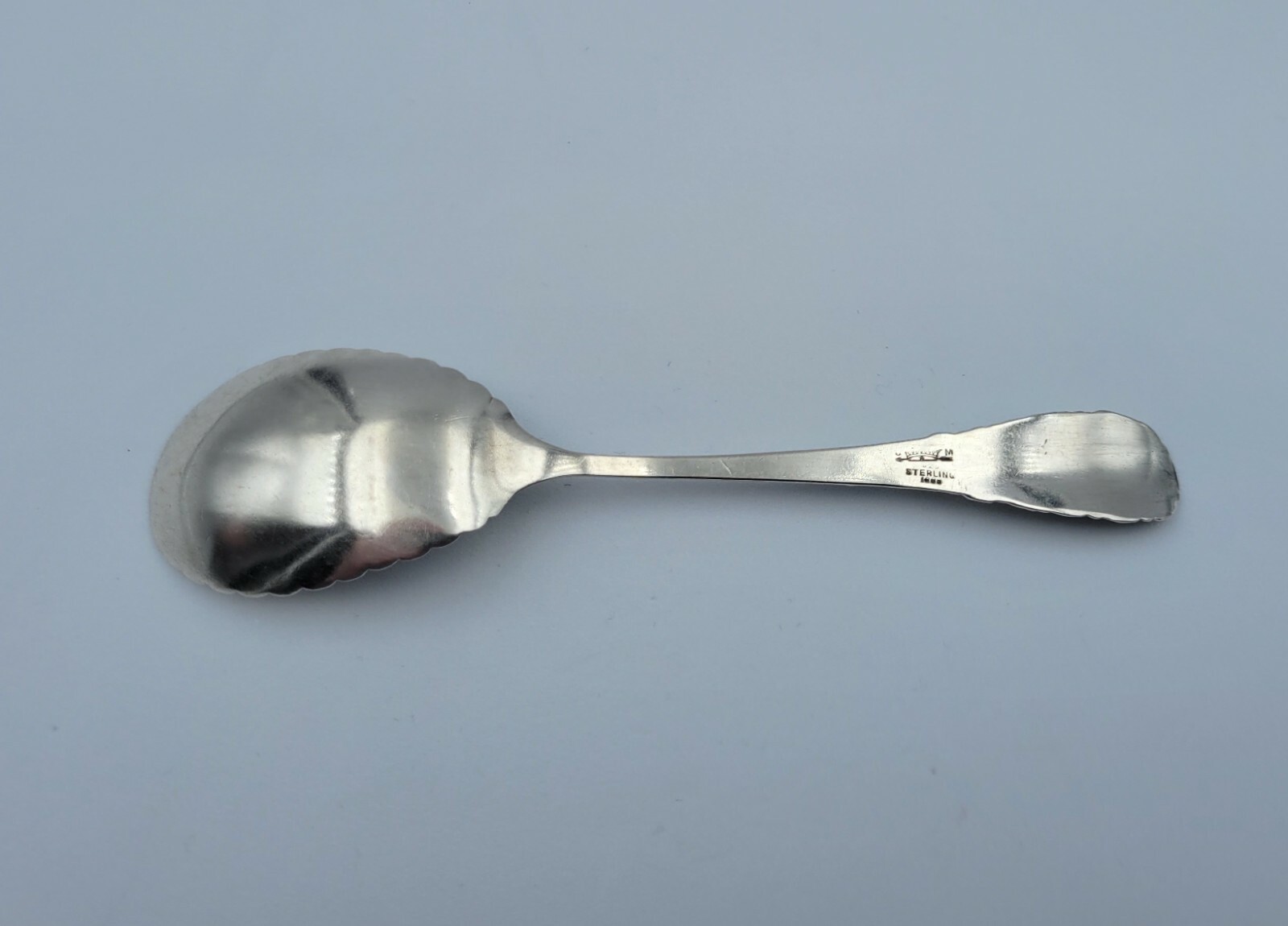 Sugar Shell Spoon ~ Stuart by Campbell-Metcalf Sterling Silver 16 gms 5 ...