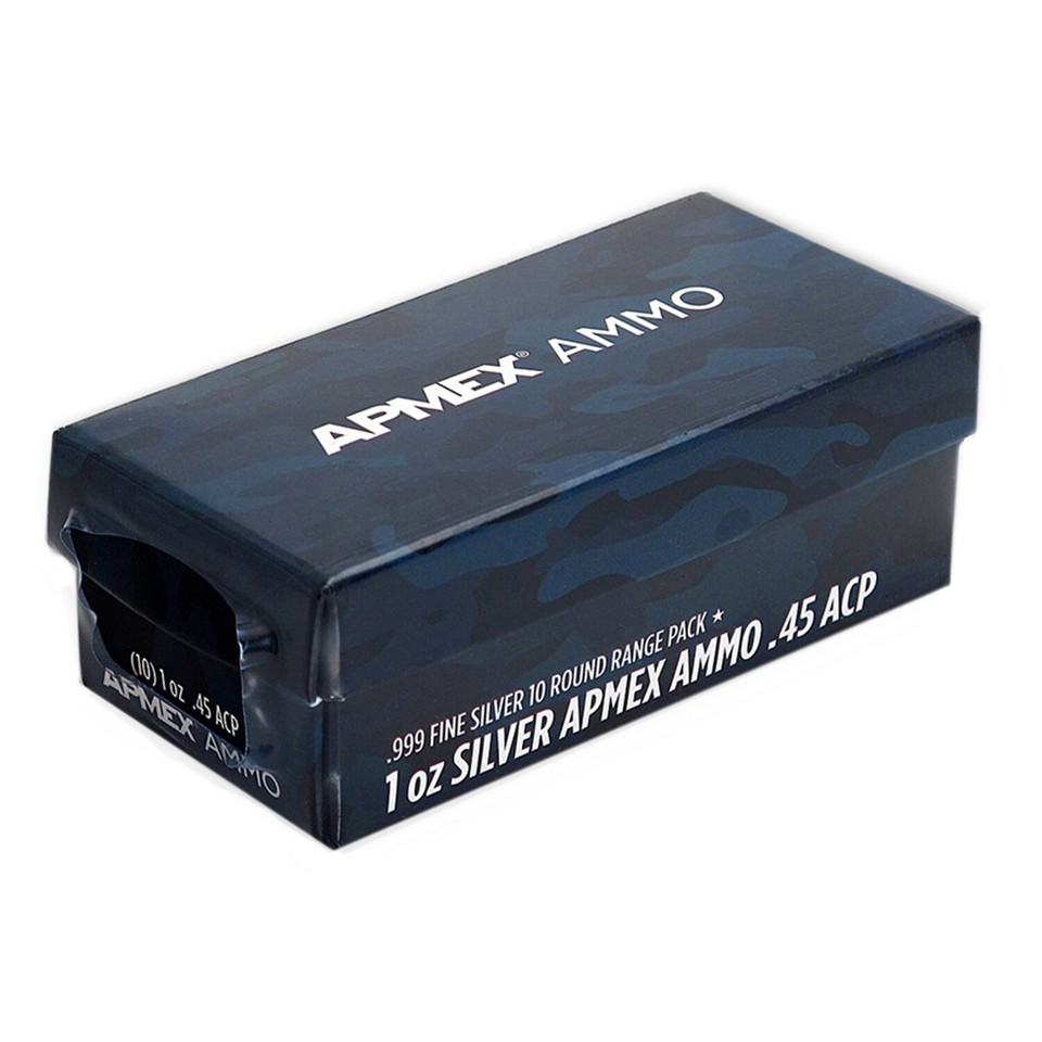1 oz Silver Bullet - .45 Caliber ACP 10-Round Range Pack | eBay
