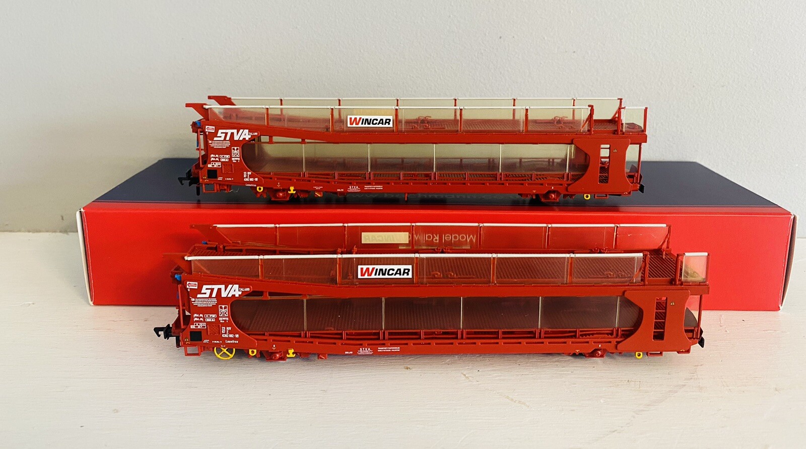 Bachmann 38-250 00 Gauge Era 9 IPA Twin Double Deck STVA Car Carrier 1/ ...
