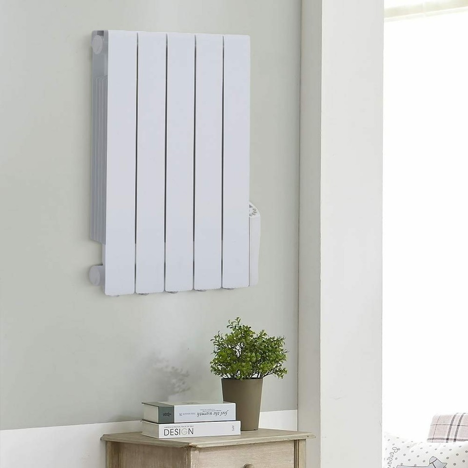 Aluminum Panel Heater Radiator Wall Mount Oil Filled Digital Electric ...