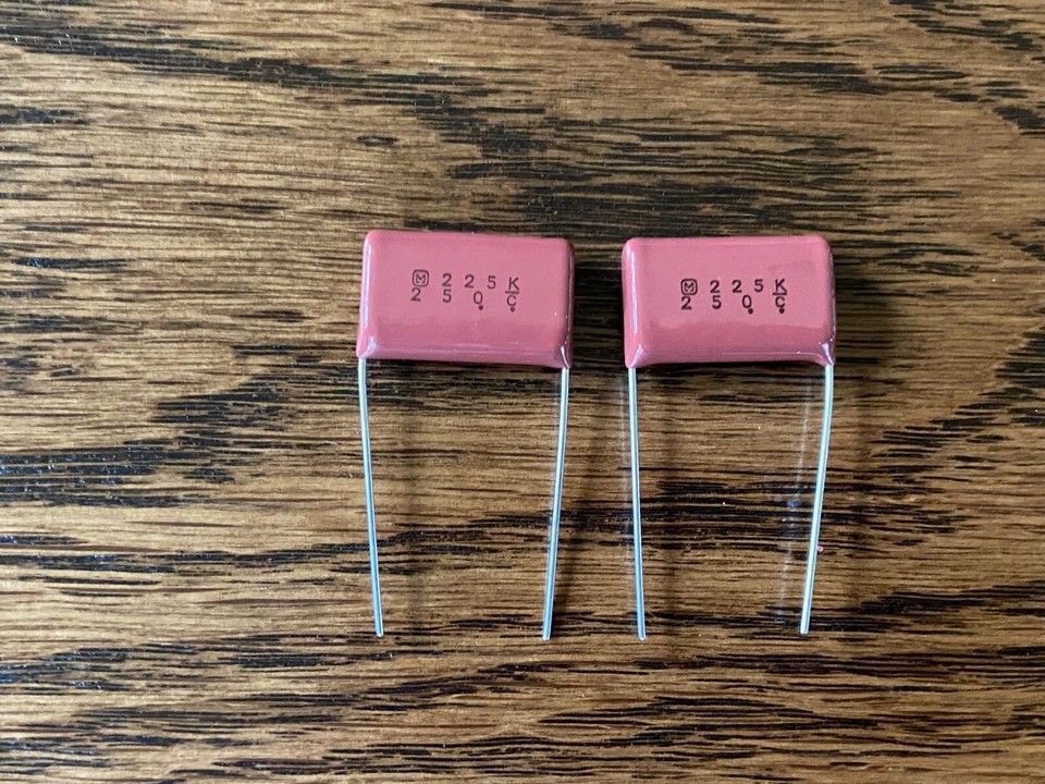 New Panasonic Film Capacitors for Stereo Bypass Caps 1 uf 250v 2.2 uf ...