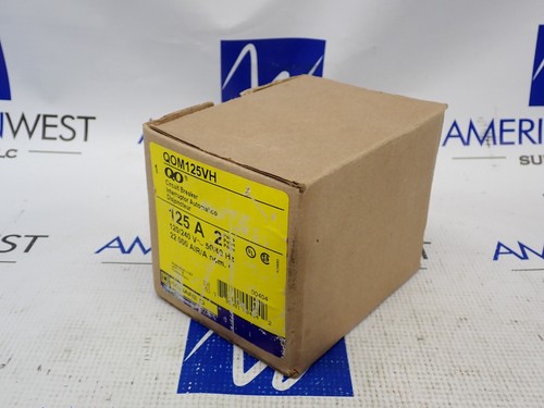 New Square D QOM125VH 125 Amp 120/240V 2 Pole 22KA Circuit Breaker | eBay
