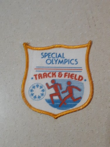 Vintage Special Olympics Track & Field Patch Sew On Embroidered Edge 3. ...