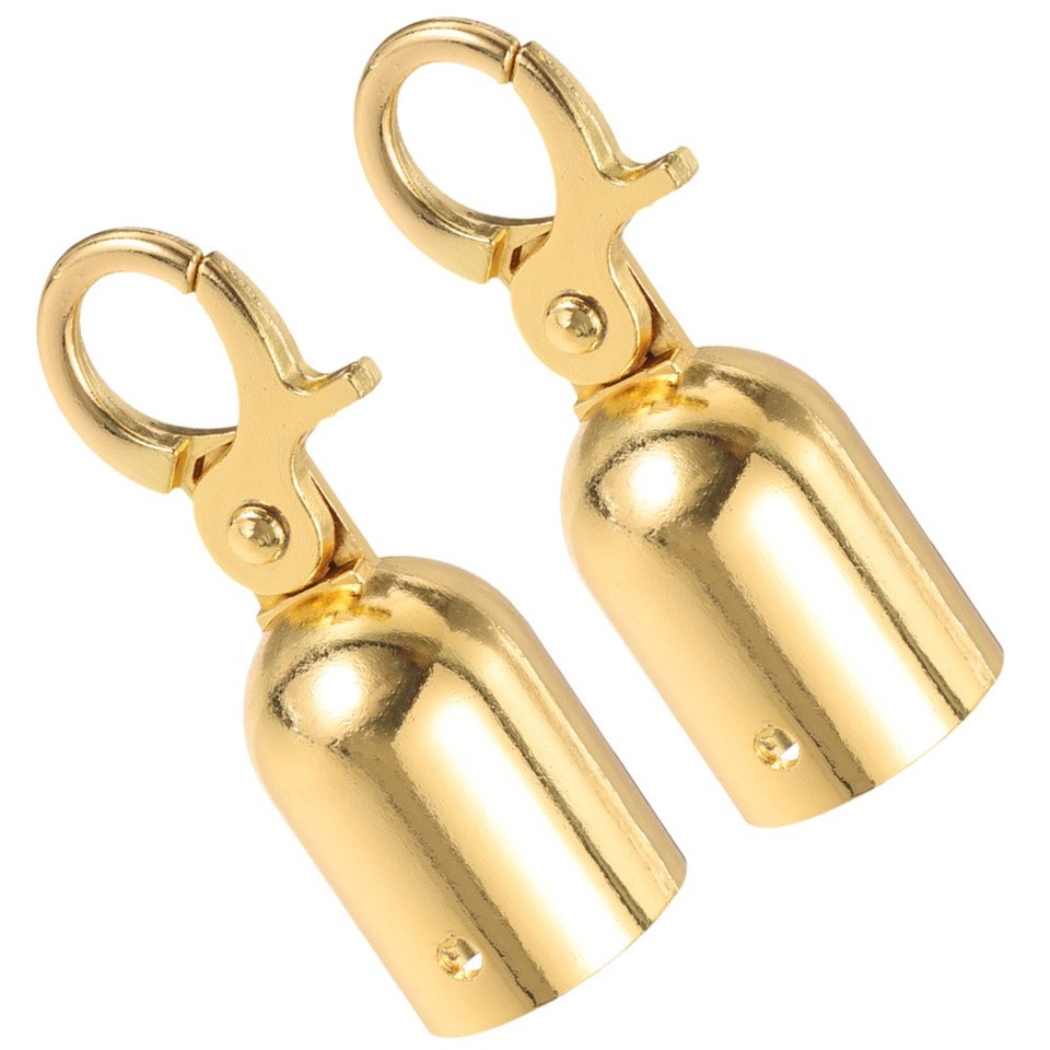 2 Pcs Rope End Stop Snap Ends Caps for Cord Lock with Hook Cotton Clamp ...