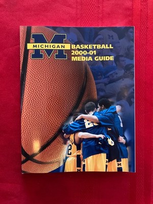 2000-2001 NCAA Michigan Wolverines basketball media guide / Blanchard ...