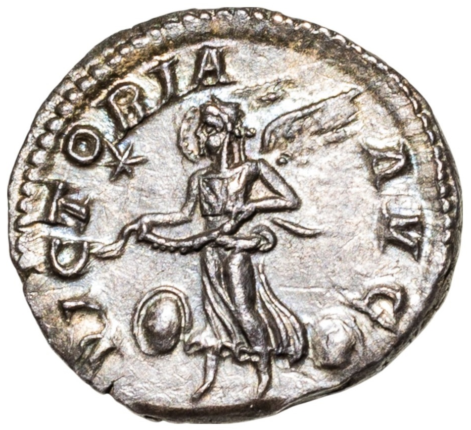 Elagabalus (AD 218-222) Roman AR silver denarius coin Flying Victory ...