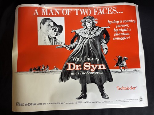 Walt Disney presents Dr. Syn Alias The Scarecrow - Movie Poster 1975 ...