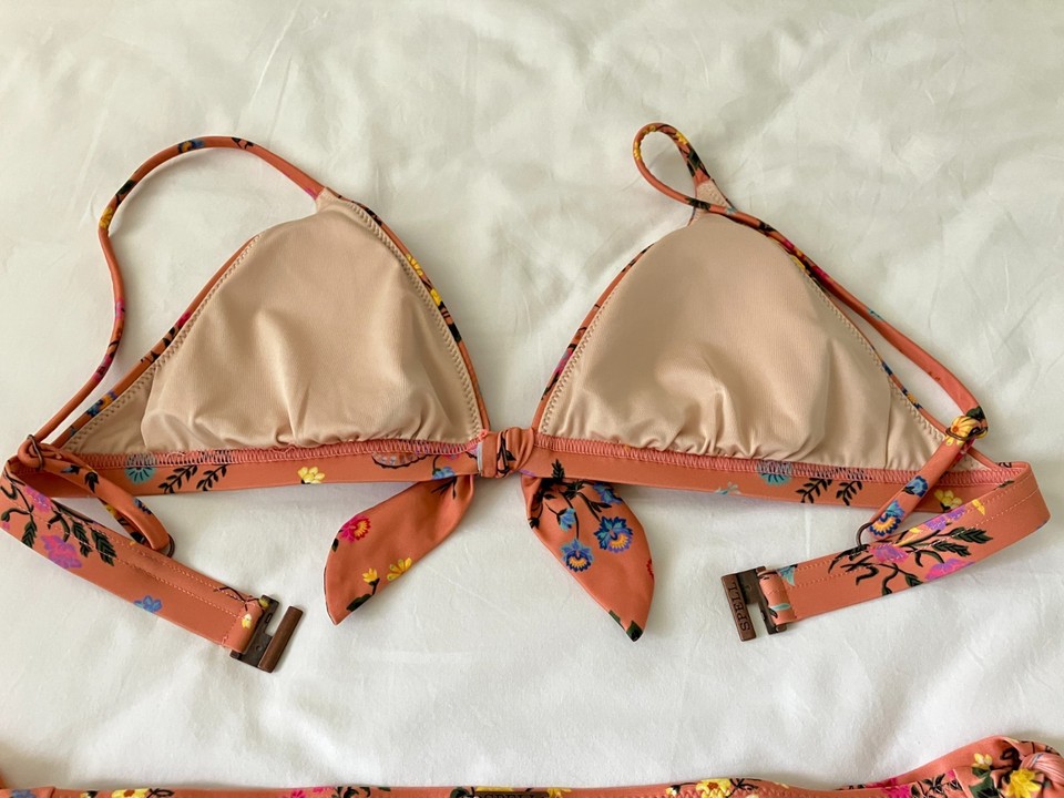 Spell & The Gypsy Posy Triangle Bikini Top and Cheeky Bottom Size S ...