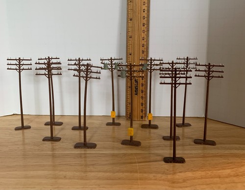 HO Scale Model 12 Vintage Telephone Poles | eBay