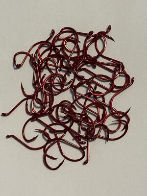 50 Size 2 VMC Octopus Red Hooks 9299TR | eBay