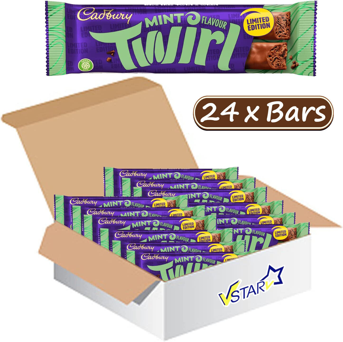 Half Box Of Chocolate Bars Collection - Cadbury, Aero, Kit Kat, Mars ...
