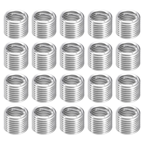 50Pcs Helical Threaded Inserts, M12-1.75x1.5D Stainless Steel Threaded ...