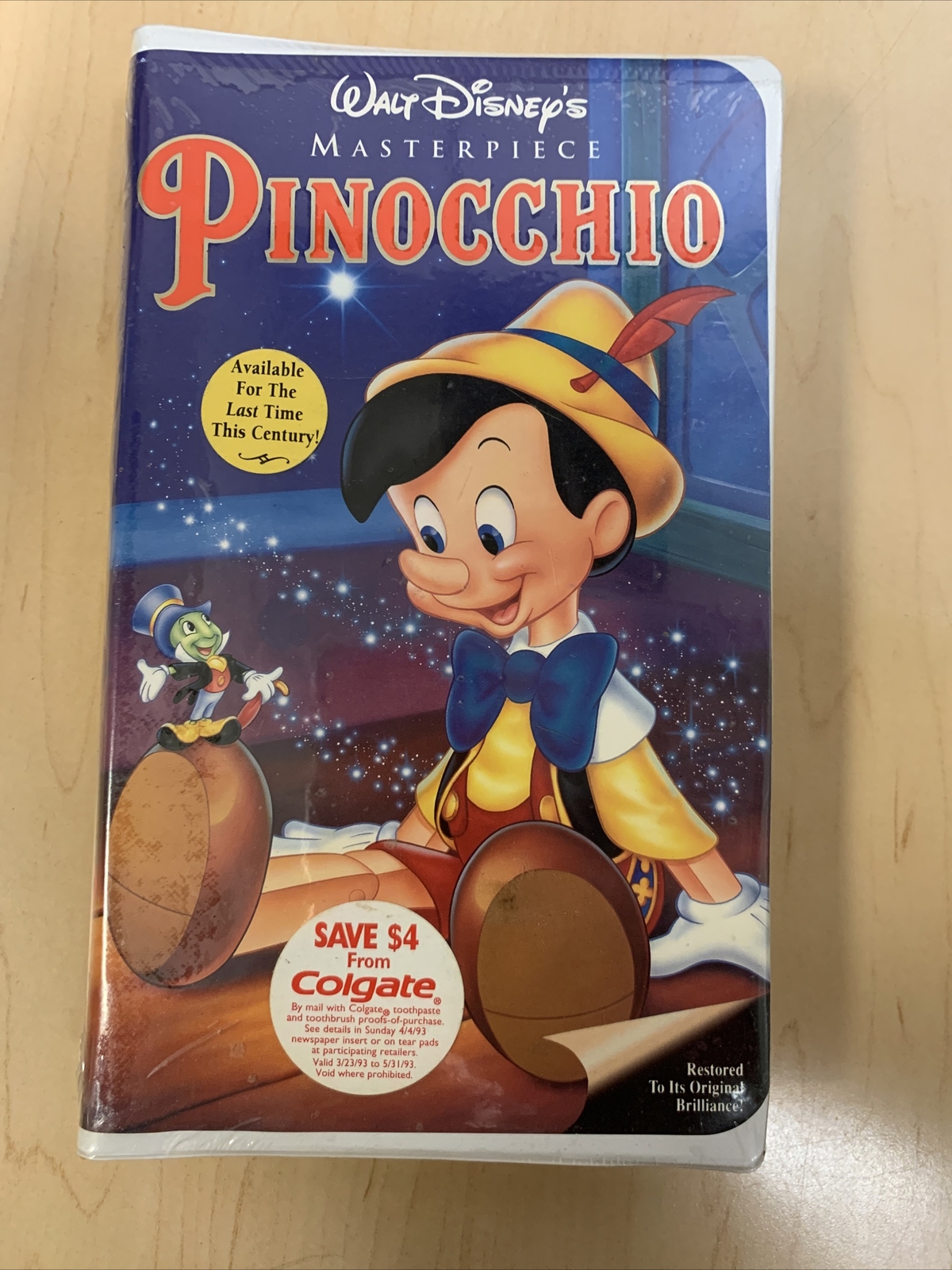 Pinocchio Vhs 1993