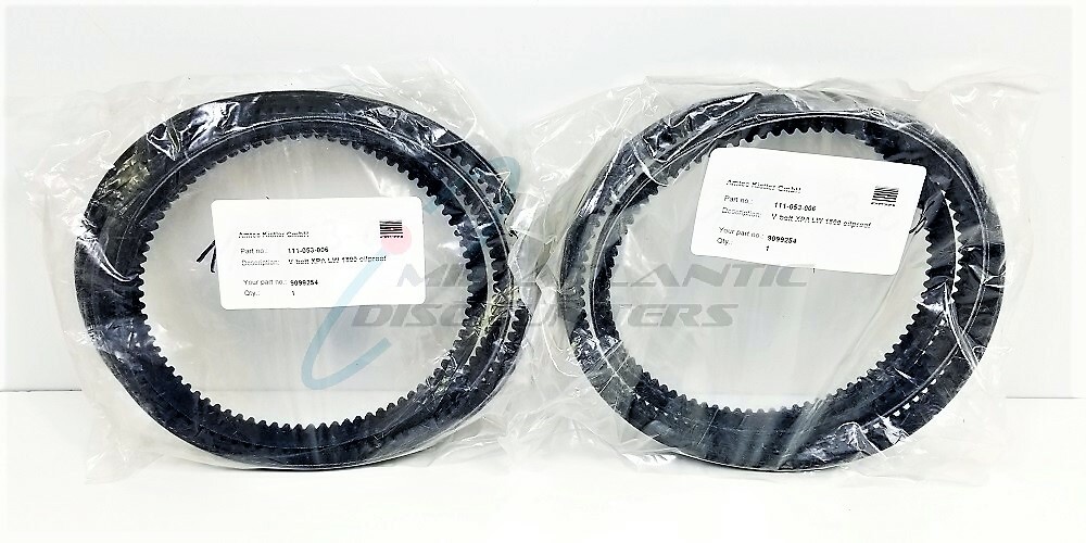 2 Amtec Kistler Heat and Oil Resistant Antistatic V-Belt Wedge Belt XPA ...