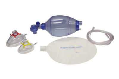 MCR Medical, Training Bag Valve Mask (BVM) in Reusable Mesh Bag, Adult ...