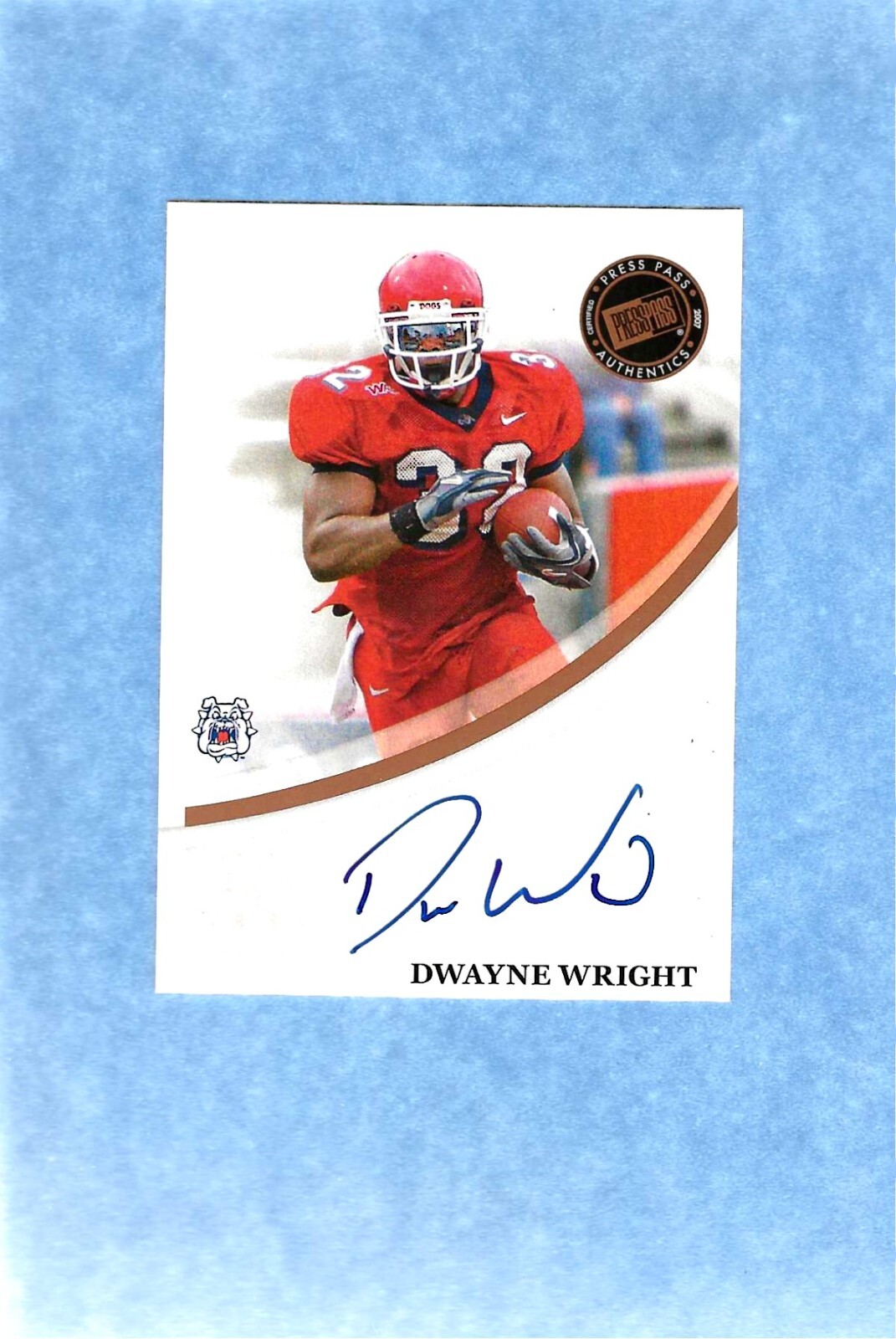 2007 Press Pass Signings Bronze Dwayne Wright Rookie Auto RC | eBay