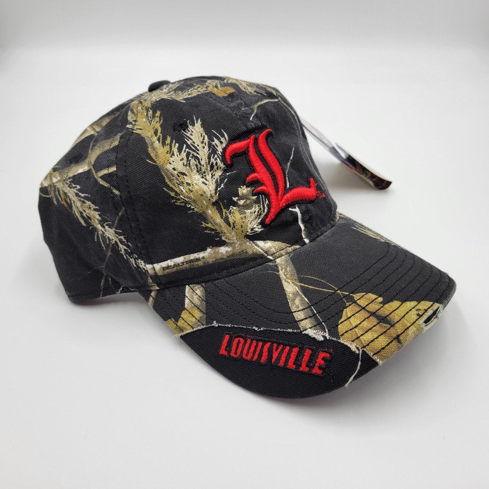 Louisville Cardinals hat adjustable cap tree camo pattern pre ...