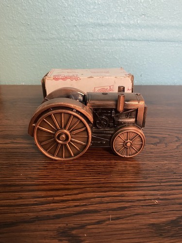 Vintage Bronze Antique Tractor Coin Bank, BANTHRICO INC..CHICAGO USA ...