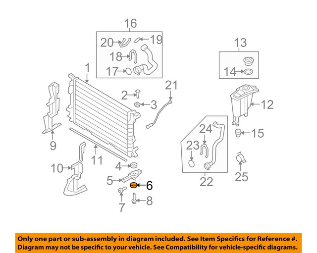 Audi 4H0121268 Genuine OEM Factory Original Lower Mount Insulator for ...