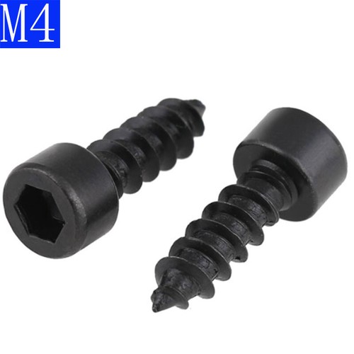 M4 Socket Head Cap Screw Self Tapping Screws High Tensile 8 Black Oxide ...