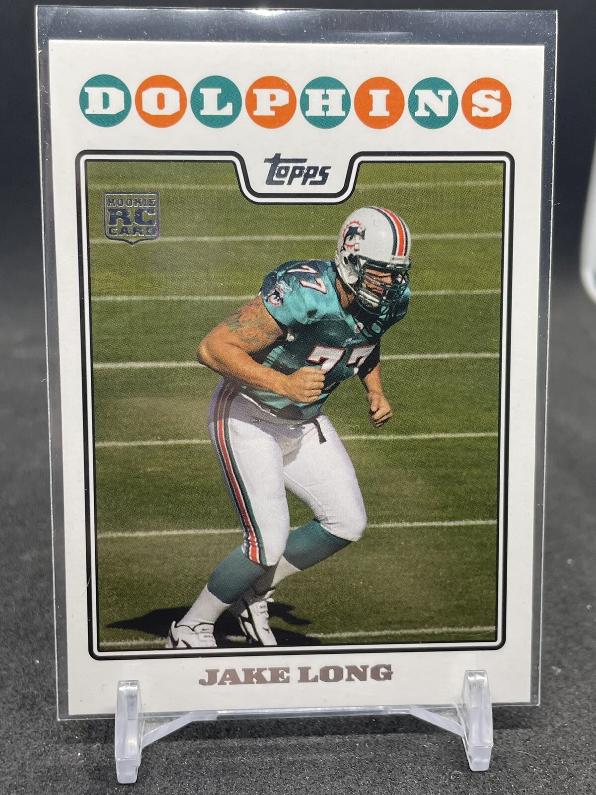 2008 Topps Jake Long Rookie Card (RC) #387 Miami Dolphins | eBay