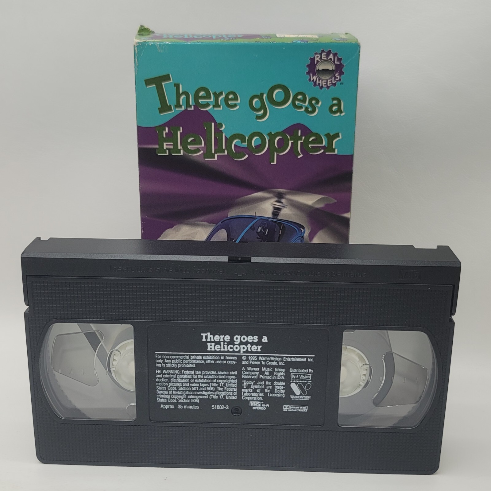 There Goes a Helicopter VHS Tape 1995 KidVision Cartoon Educational ...