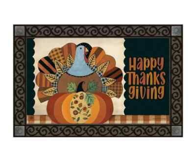 Studio M Matmates Thanksgiving Turkey Doormat | eBay