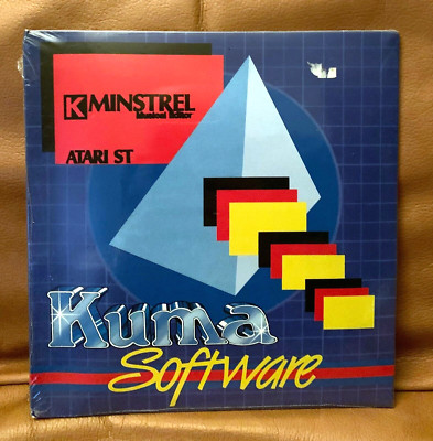 1986 SEALED ATARI ST Kuma MUSIC Software K-MINSTREL GEM COMPUTER K ...