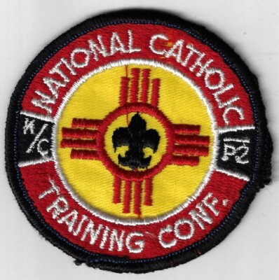 National Catholic Training Conf BSA Patch BLACK Bdr. (SEWN) [PL681] | eBay