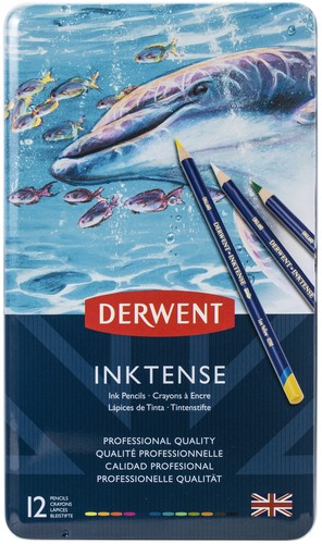 Derwent Inktense Pencils 12/Pkg 999994812358 | eBay