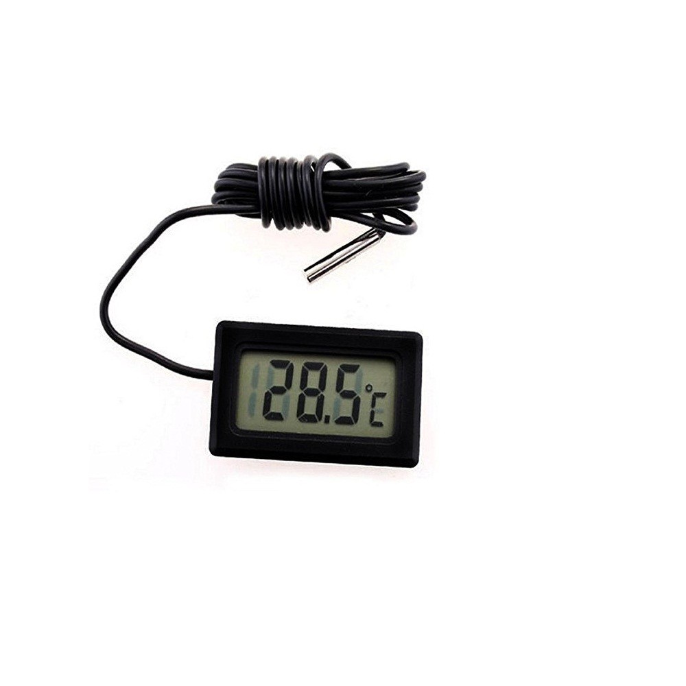 2PCS Electronic Mini Digital LCD Temperature Meter Thermometer Tester ...