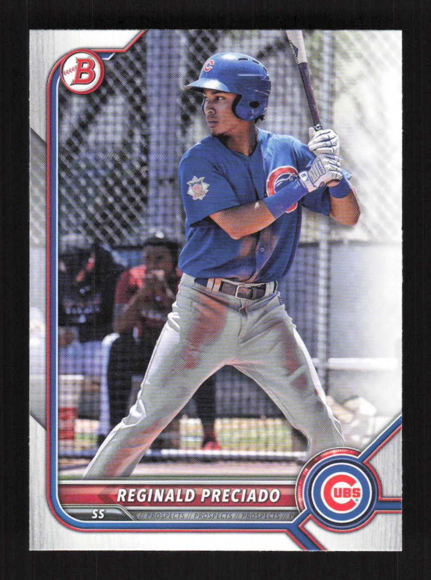Reginald Preciado 2022 Bowman Prospects Chicago Cubs #BP-44 | eBay