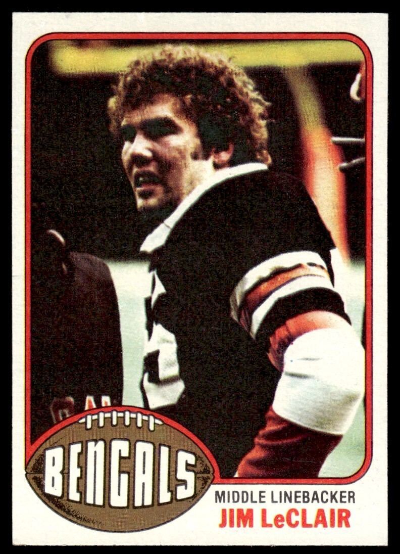 1976 Topps Jim LeClair Rookie Cincinnati Bengals #52 | eBay