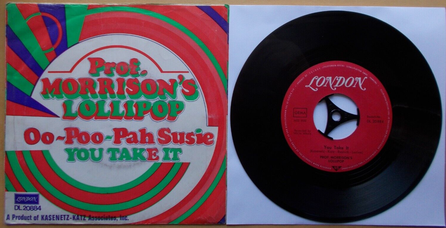 Prof. Morrison`s LOLLIPOP Oo-Poo-Pah Susie★You Take It★London Records ...
