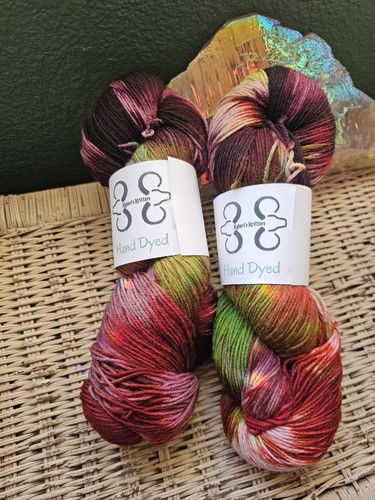 Hand Dyed Merino, Nylon Combo Fingering Weight Yarn | eBay