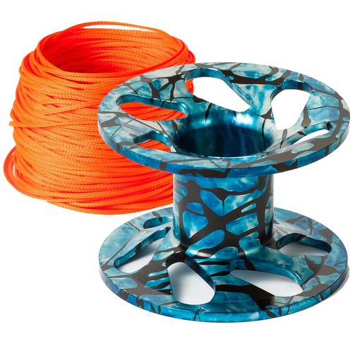 Superlight Aluminum Dive Reel 100 Feet of Scuba Line Mussel that ...