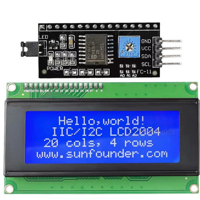 Display Module with IIC/I2C Serial Interface Adapter IIC I2C TWI Serial ...