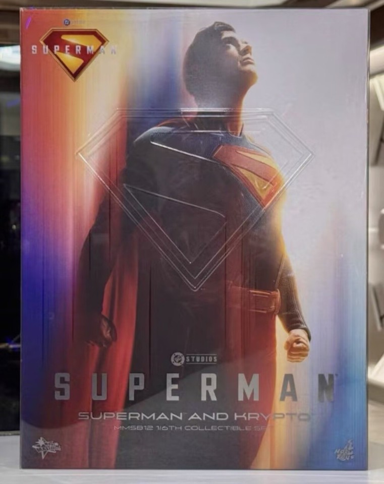 New Hot Toys MMS812 Super Man Superman & Krypto 1/6 Action Figure in ...