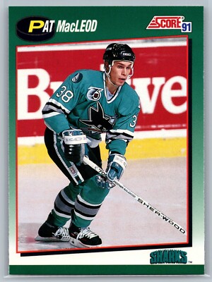 Pat MacLeod 1991 Score NHL Rookie and Traded #95T | eBay