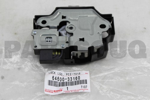 6460033160 Genuine Toyota LOCK ASSY, LUGGAGE COMPARTMENT DOOR 64600 ...