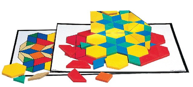Learning Resources Ler0264 Pattern Block Activity Cards for sale online ...