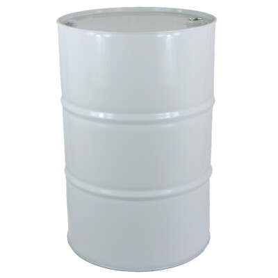 Spundfass/Metallfass/Stahlfass/Ölfass 200 L, NEU weiss/Neuware m. UN ...