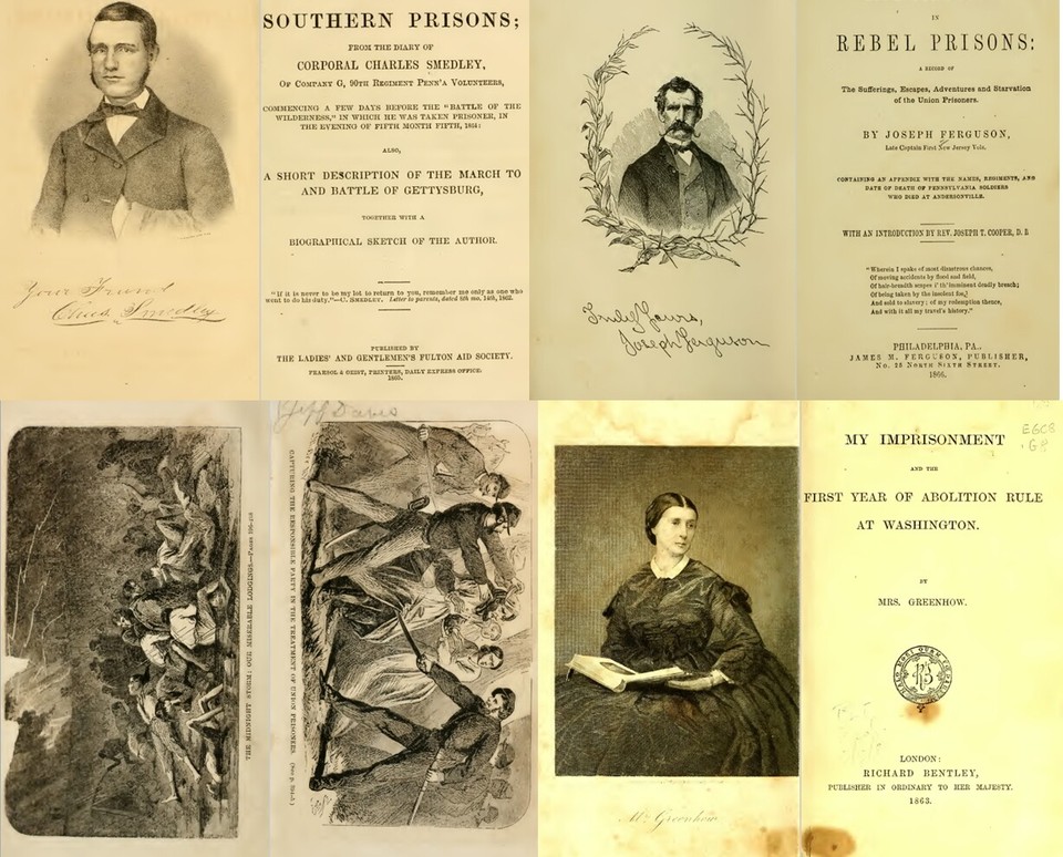 American Civil War Prisons Prisoners War History & Genealogy - 177 Old ...