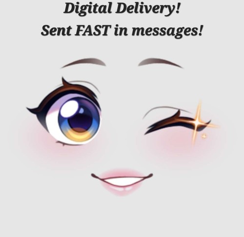 ROBLOX Series 10: Sparkling's Friendly Wink Face -Toy Code ONLY ...