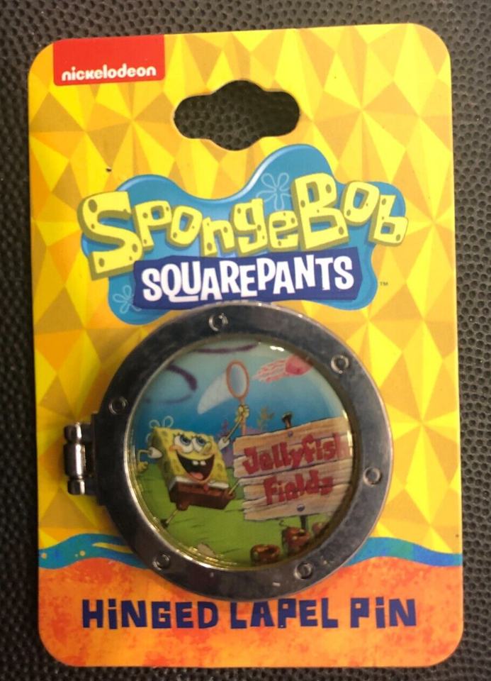 Pin SpongeBob SquarePants sponge bob square pants hings opens lapel ...