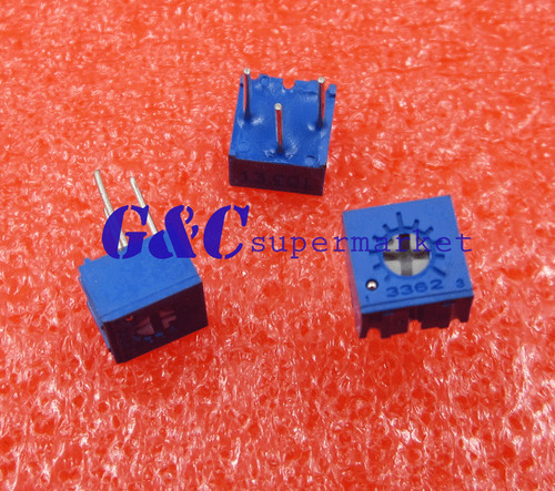 20PCS 3362P-204 3362 P 200K ohm High Precision Variable Resistor ...