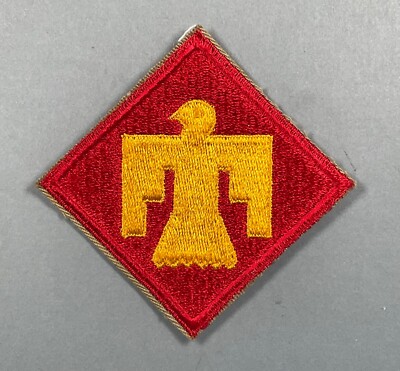 WW II US Army 45th Infantry Division Patch Cut Edges No Glow | eBay